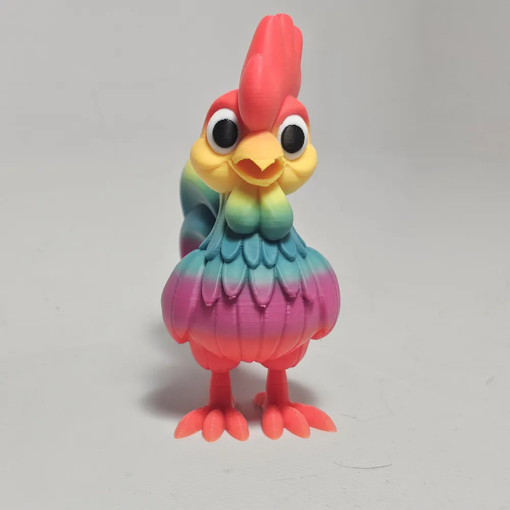 Cartoon rooster - Free 3D Print Model - MakerWorld