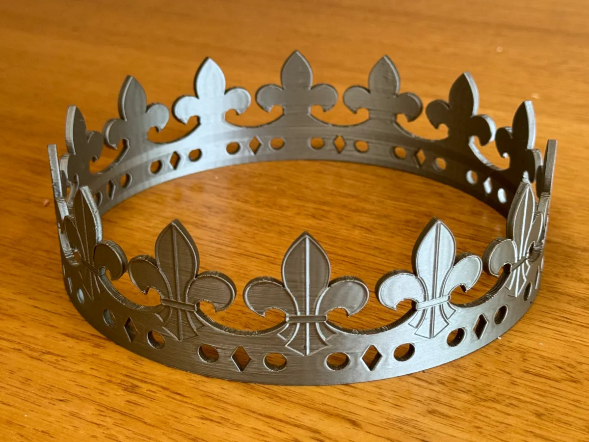 Crown King - Galette des rois - Free 3D Print Model - MakerWorld