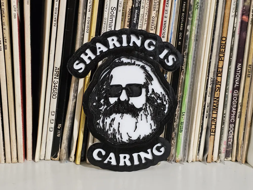 Sharing is caring sign by dubmehard - MakerWorld