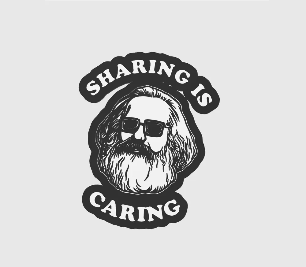 Sharing is caring sign by dubmehard - MakerWorld