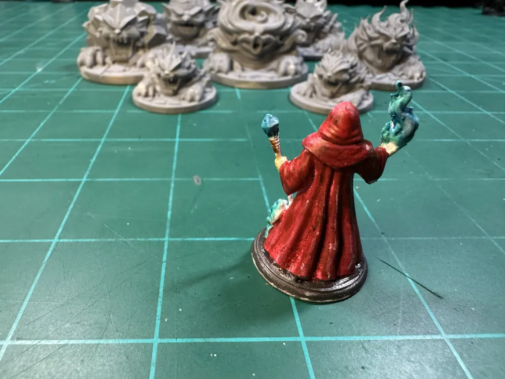Summoner (Elementalist) & Elementals (3D Tokens) - Free 3D Print Model ...