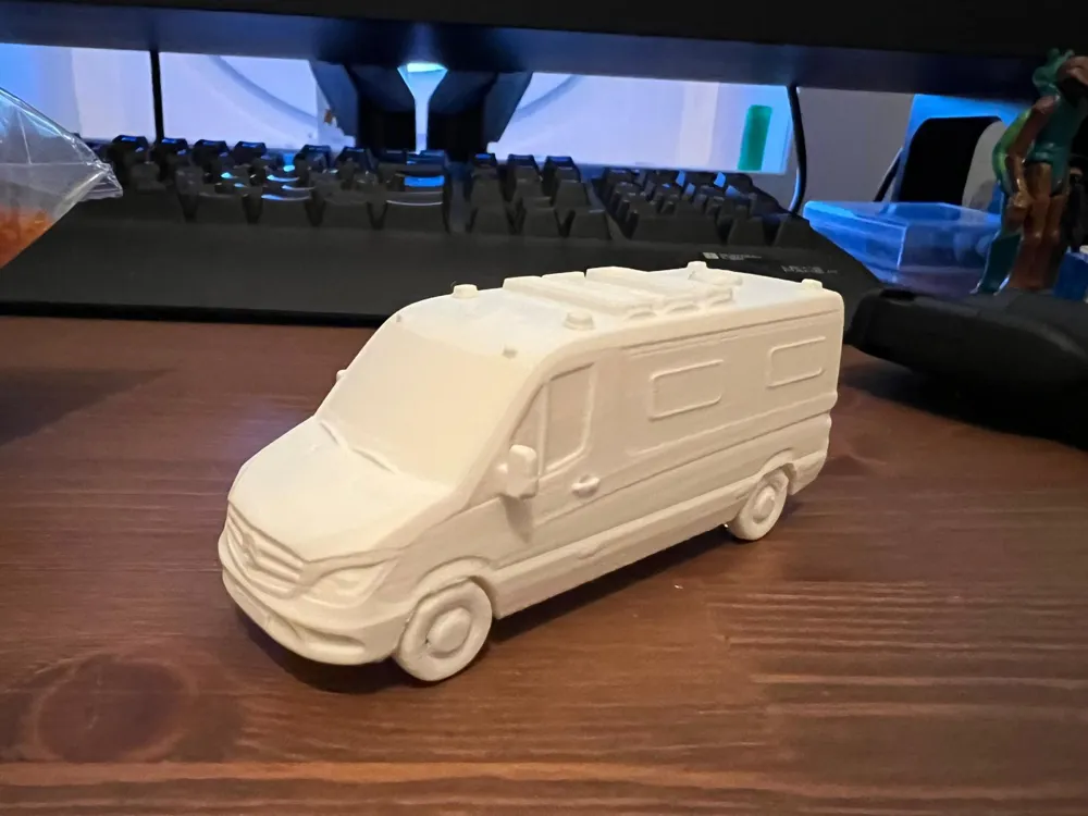 Mercedes Benz Sprinter police - Free 3D Print Model - MakerWorld
