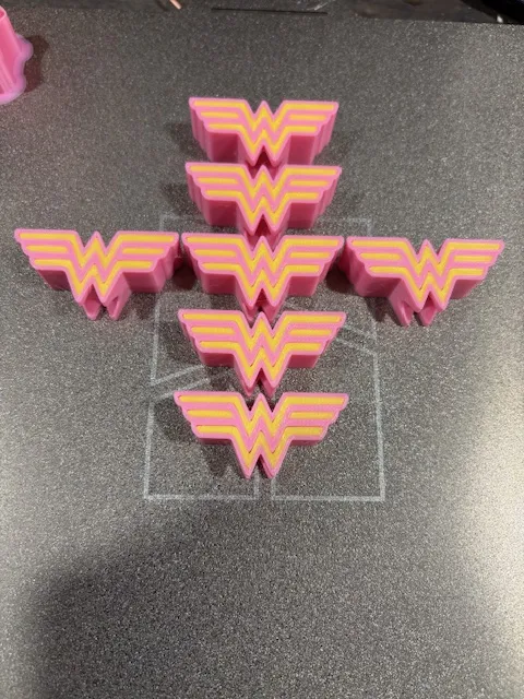 Wonder Woman logo stanley cup charm straw topper - Free 3D Print Model ...