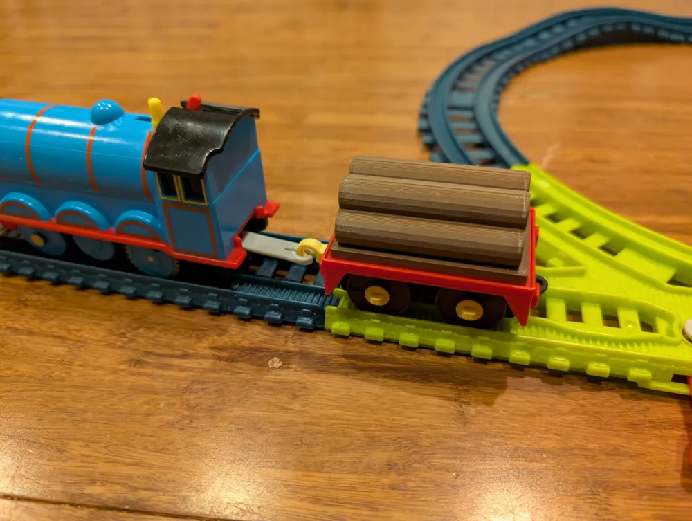 Flatbed Car with Toppers, Thomas & Friends by will_wow - MakerWorld