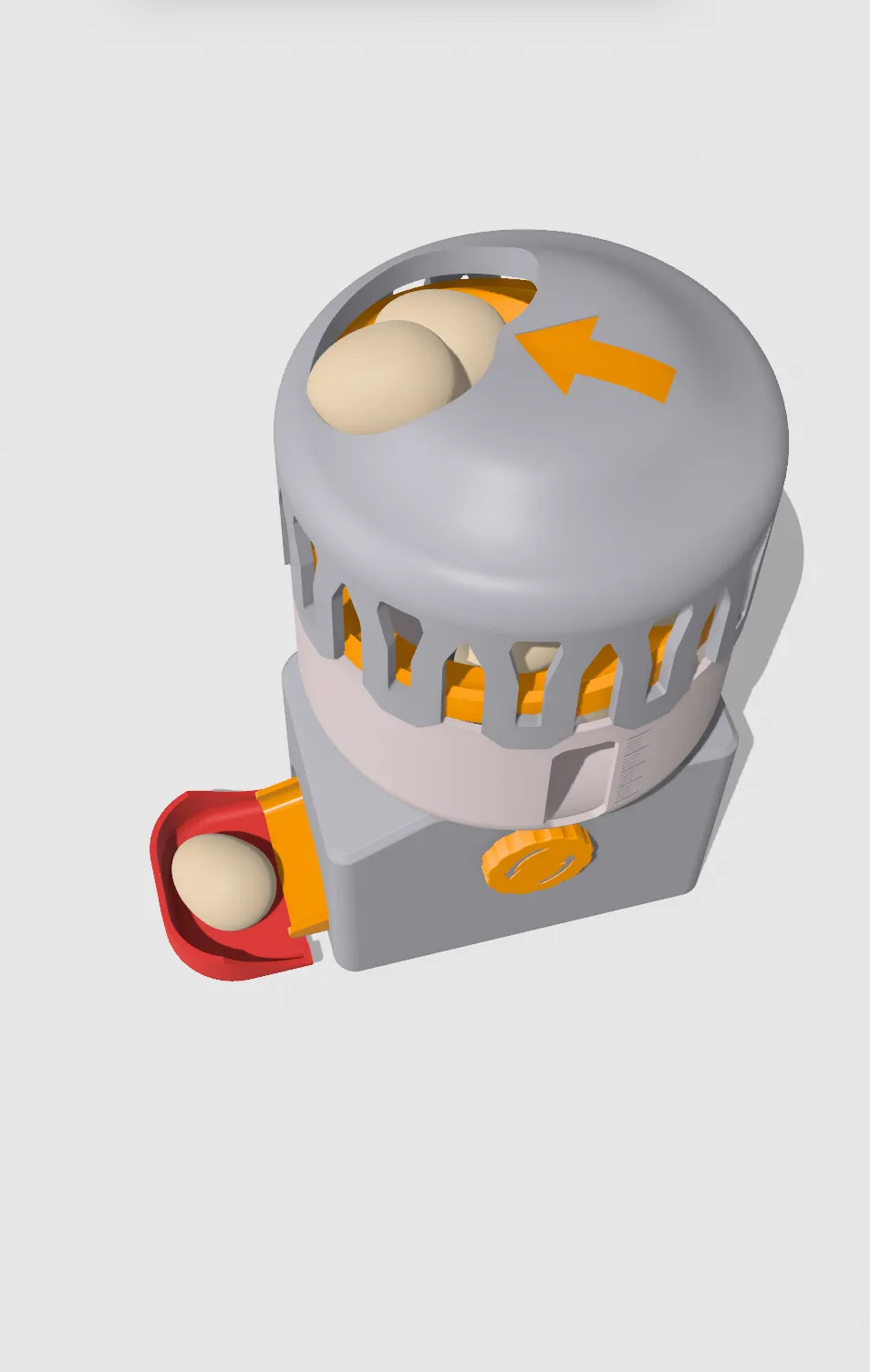 Egg Capsule Dispenser-Dispense Real Eggs - Free 3D Print Model - MakerWorld