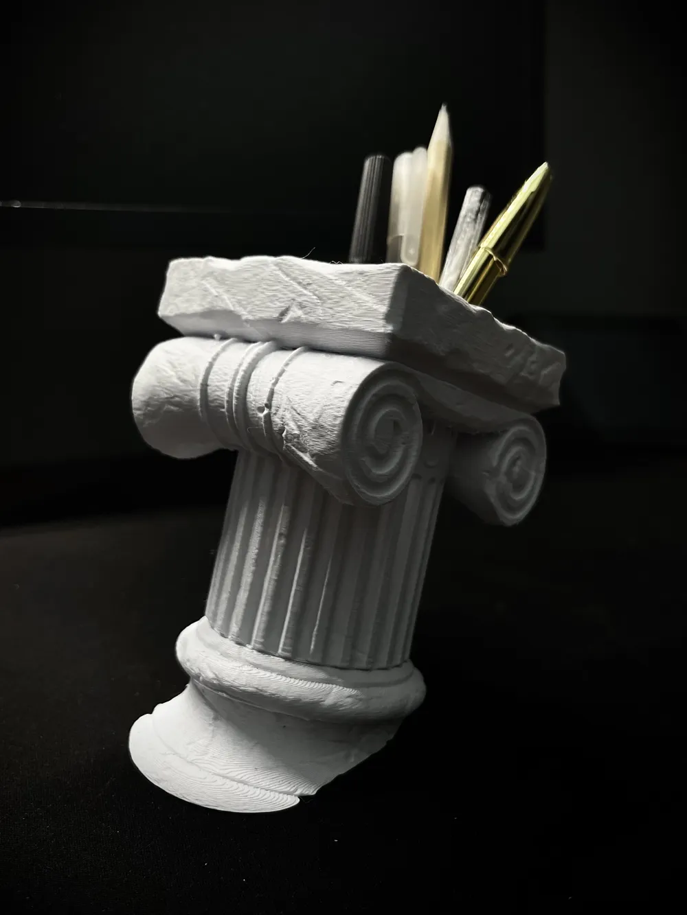 Greek Pen Holder - ionic column by FORMASTAMPA MakerWorld: Download ...