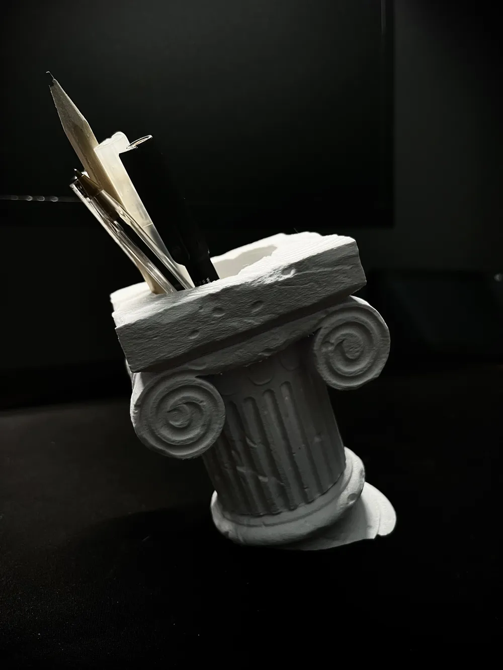 Greek Pen Holder - ionic column by FORMASTAMPA MakerWorld: Download ...