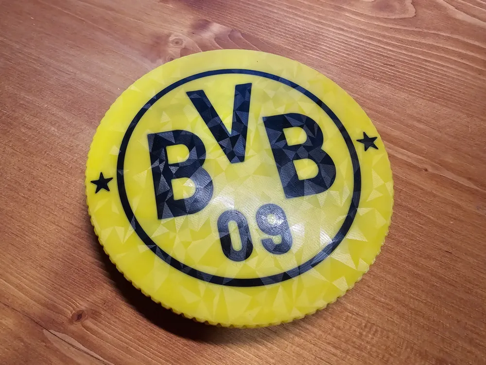 BVB - Borussia Dortmund Box with Coaster by maCyo42 - MakerWorld