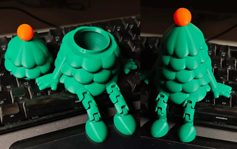 Christmas Tree Cute Storage Box - Free 3D Print Model - MakerWorld
