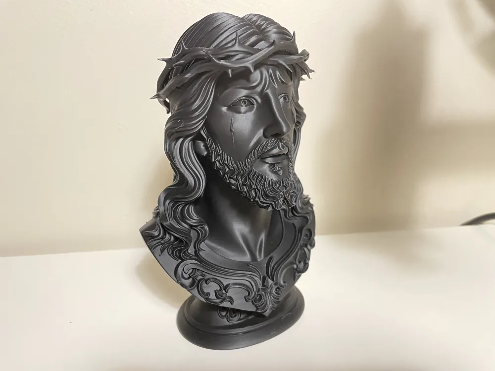 Jesus Christ Bust - Free 3D Print Model - MakerWorld