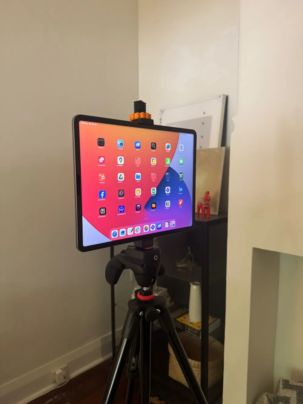Hex Tablet iPad & Monitor Tripod Mount - Free 3D Print Model - MakerWorld