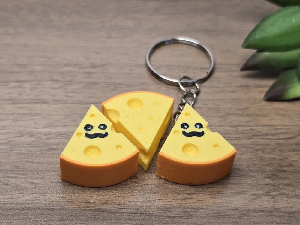 Cheese - Mini - Keychain by ProtoThis MakerWorld: Download Free 3D Models