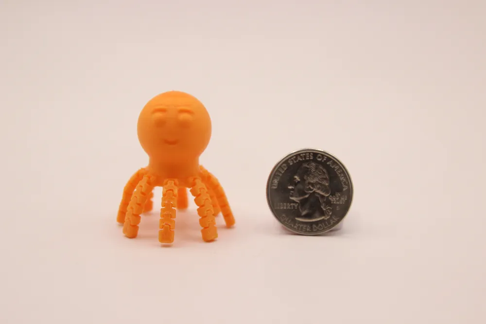 Mini Flexi Octopus - No Supports - Free 3D Print Model - MakerWorld