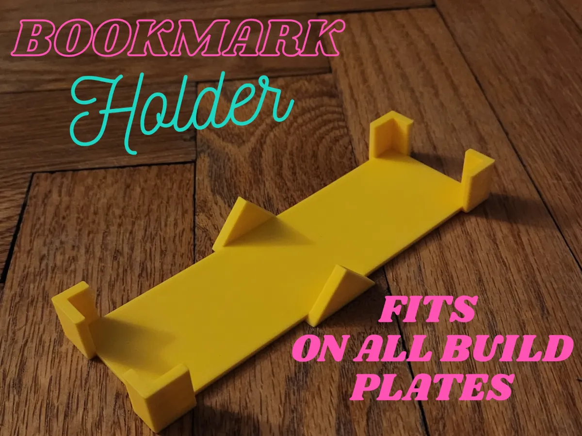 Bookmark Holder - Free 3D Print Model - MakerWorld