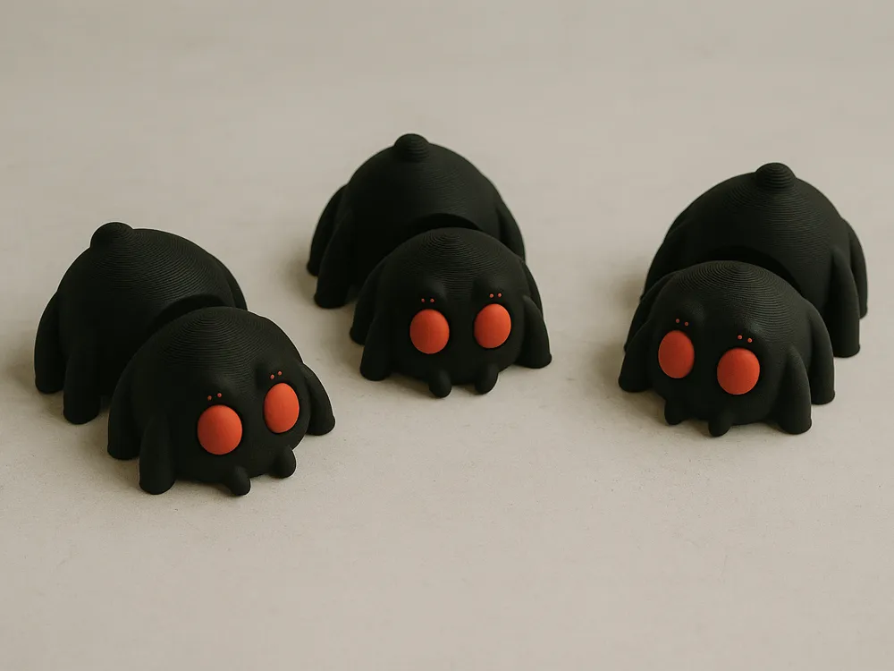 Cute Mini Articulated Flexi Jumping Spider - Free 3D Print Model ...