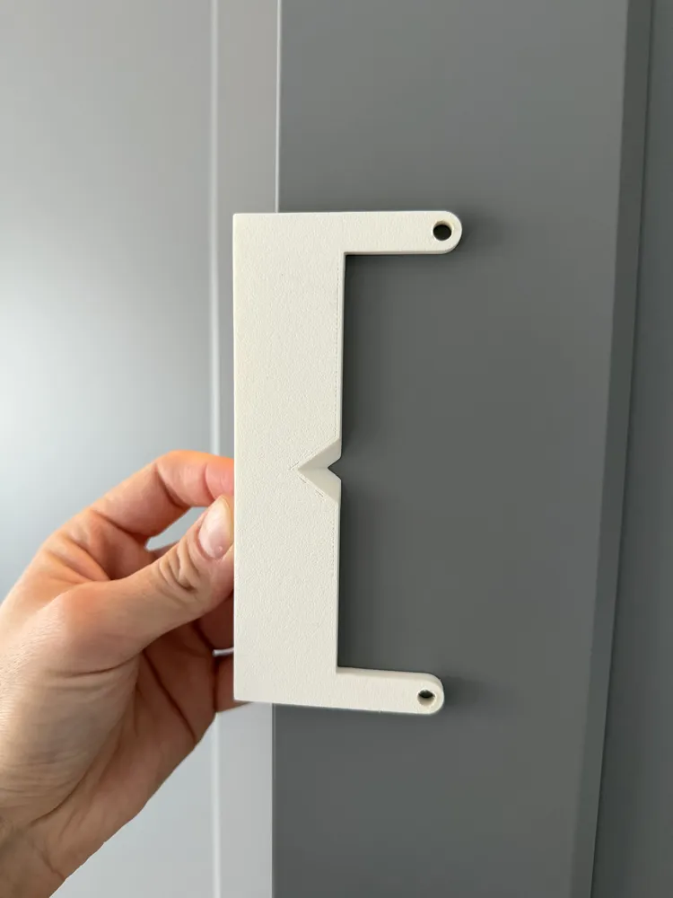 Ikea Nydala Handle Drilling Template Pax Wardrobe - Free 3D Print Model ...