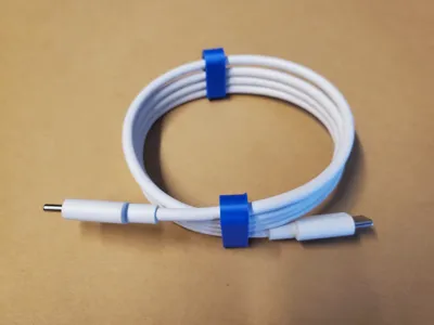 USB Cable Clips - 3 Sizes by DR3D_2023 - MakerWorld