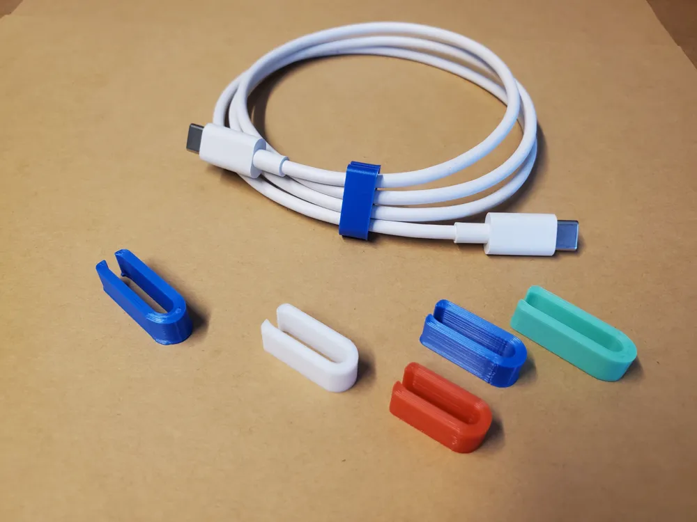 USB Cable Clips - 3 Sizes by DR3D_2023 - MakerWorld