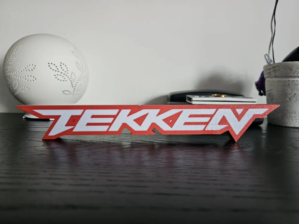 Tekken Logo Display by Jan Design - MakerWorld