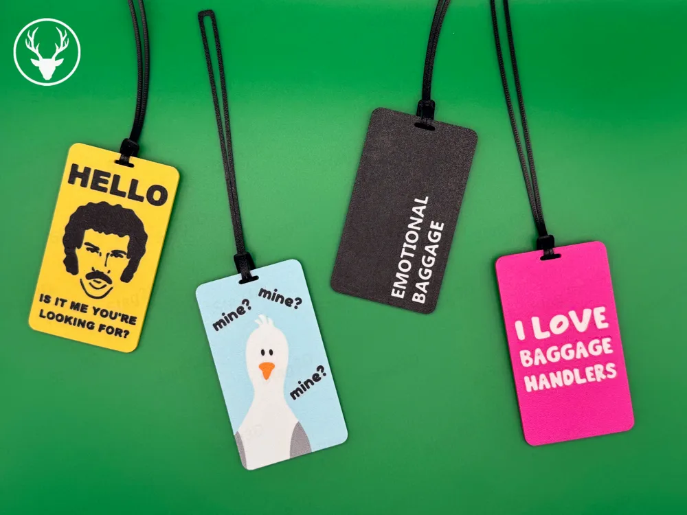 Luggage Tag Collection by Stag 3D MakerWorld: Download Free 3D Models