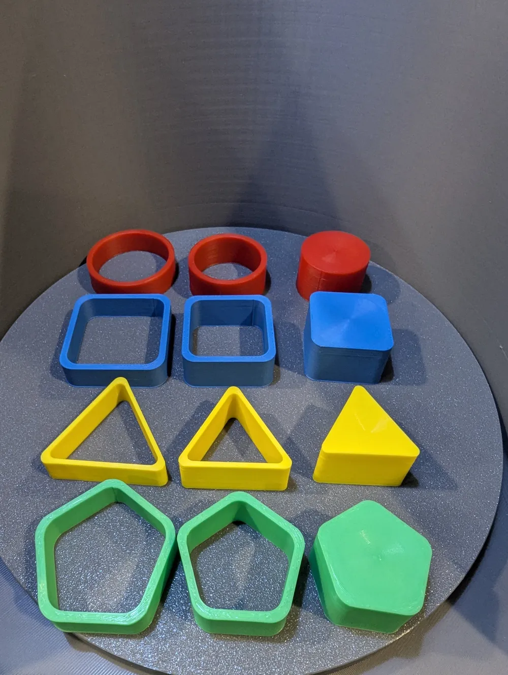 Nesting Shapes Toy | Matching Puzzle - Free 3D Print Model - MakerWorld
