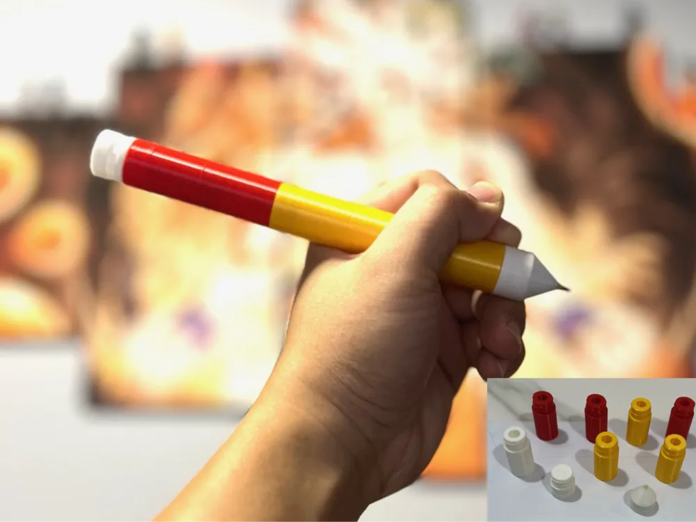 Chunky Pencil Skin - Free 3D Print Model - MakerWorld