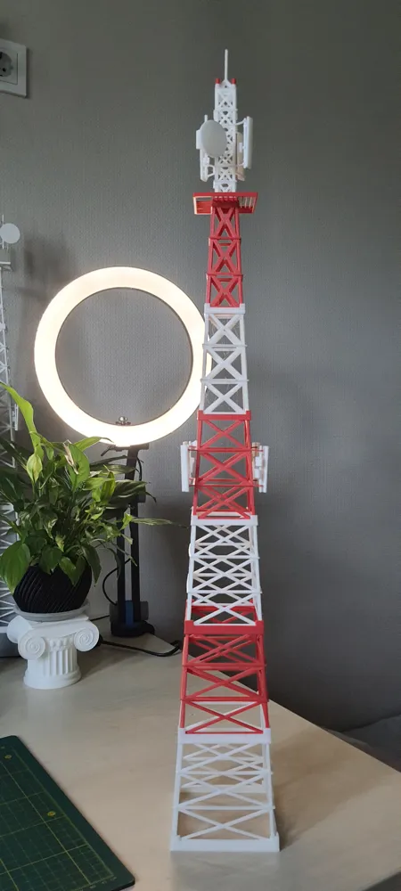 Telecommunication Tower - Free 3D Print Model - MakerWorld