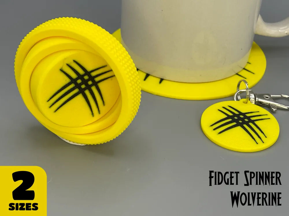 Wolverine Marvel Fidget Spinner by MalcTheOracle - MakerWorld