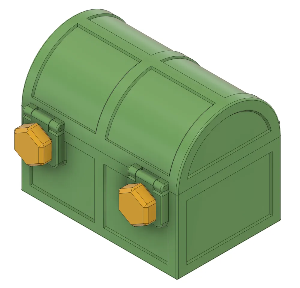 Treasure Chest Trick Puzzle Box by Stuff By Jeff - MakerWorld