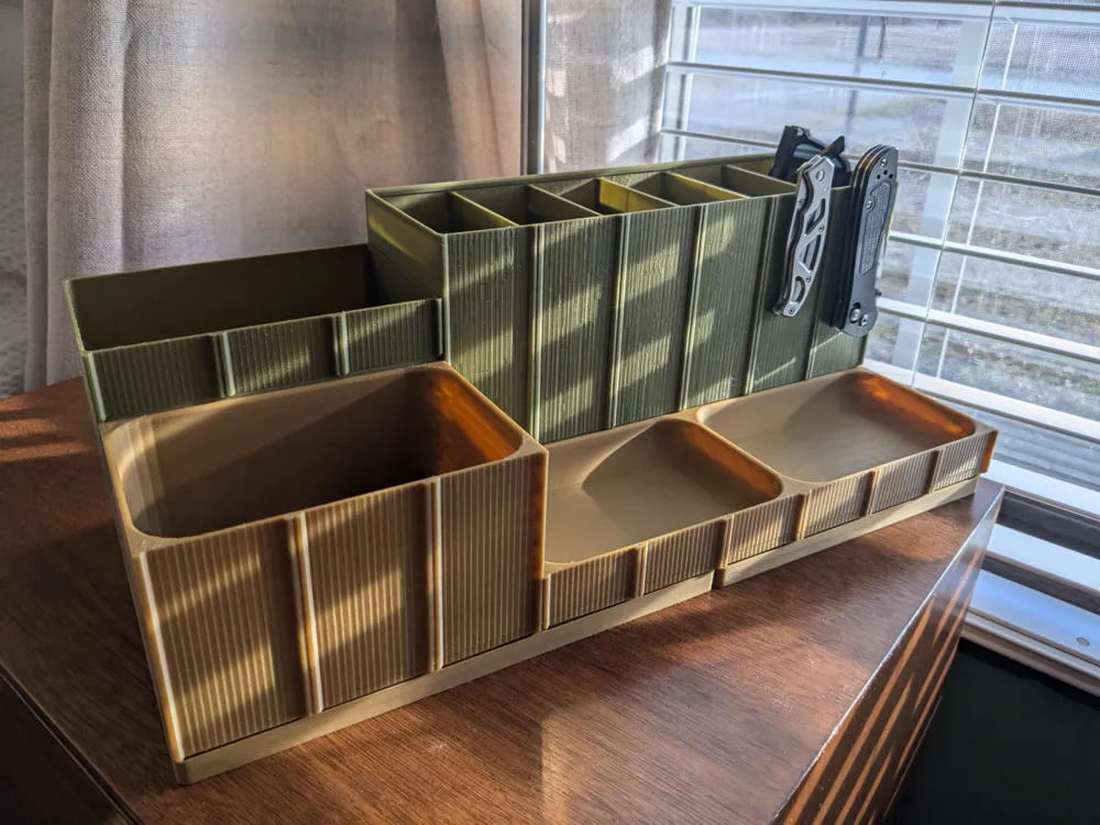 Gridfinity EDC Organizer and Display- Large,Fancy by dfost30 MakerWorld ...