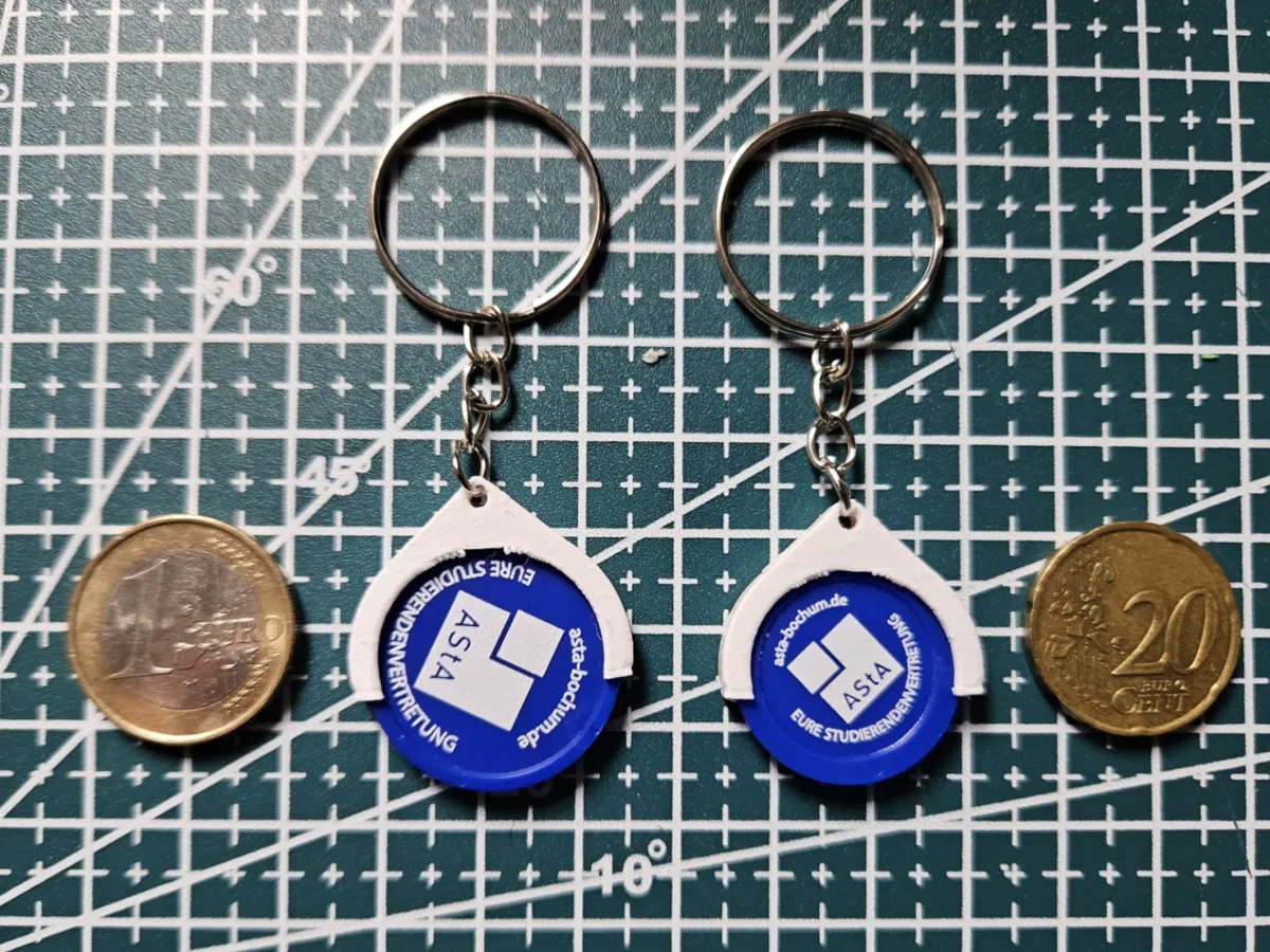 Slim Key chain Coin Holder - 2 Sizes by Kmionsin MakerWorld: Download ...