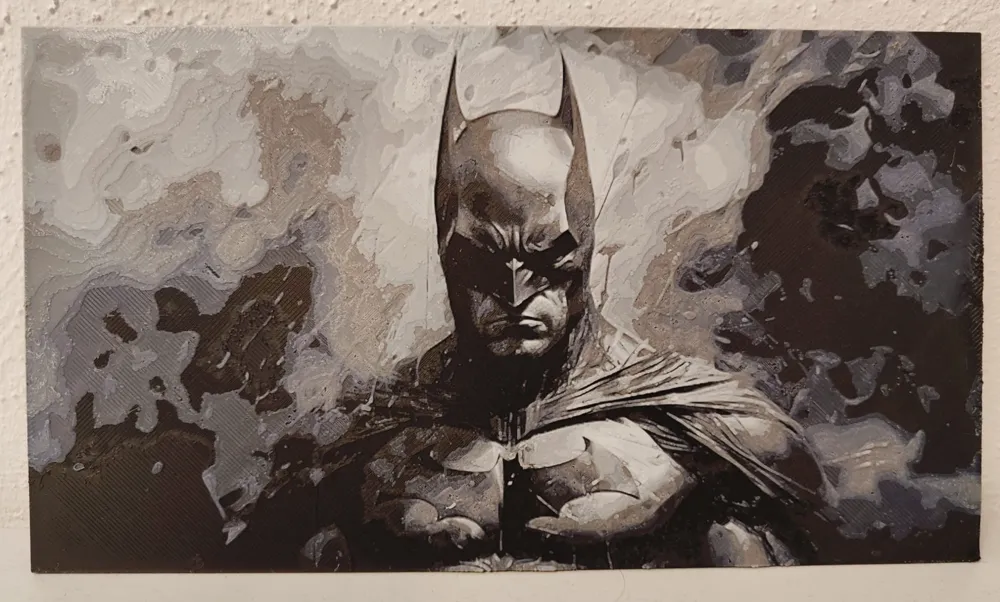 Batman Hueforge by Checkmate - MakerWorld