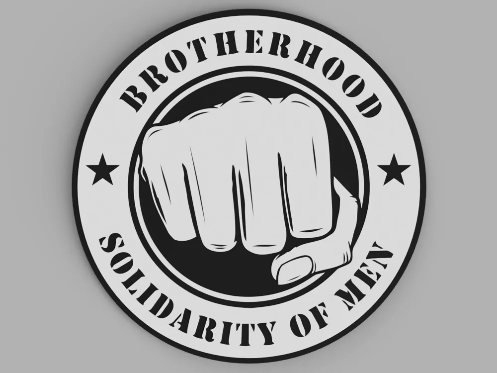 Brotherhood solidarity coaster by jakubhroch - MakerWorld