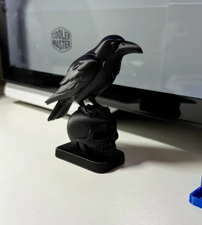 Ominous Crow - Garden Decoration by Approx MakerWorld: Download Free 3D ...