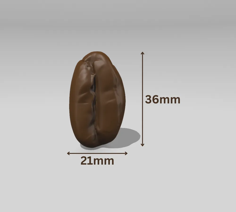 Coffee Bean Magnet by CraftHappy - MakerWorld