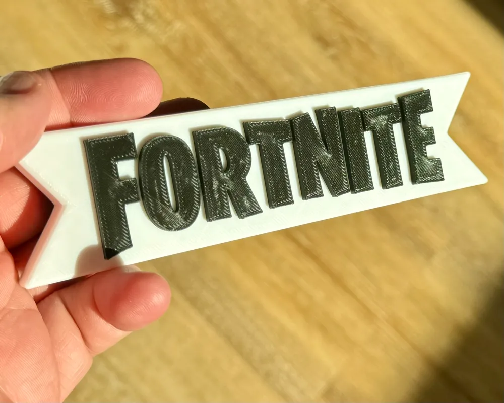 Fortnite Logo Display Stand by Hylijan - MakerWorld
