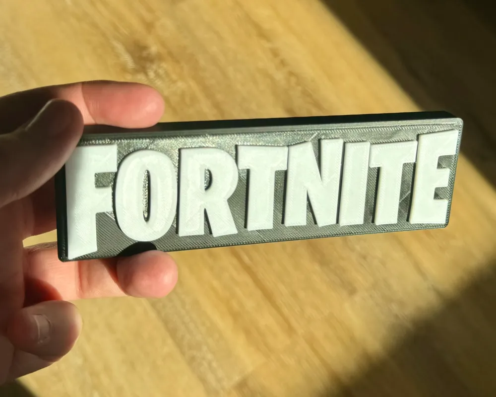 Fortnite Logo Display Stand by Hylijan - MakerWorld