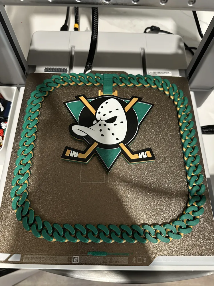 Anaheim Mighty Ducks Chain by Sgambaro MakerWorld: Download Free 3D Models