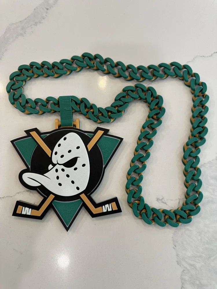 Anaheim Mighty Ducks Chain by Sgambaro MakerWorld: Download Free 3D Models