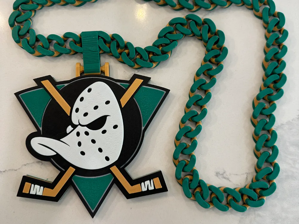 Anaheim Mighty Ducks Chain by Sgambaro MakerWorld: Download Free 3D Models
