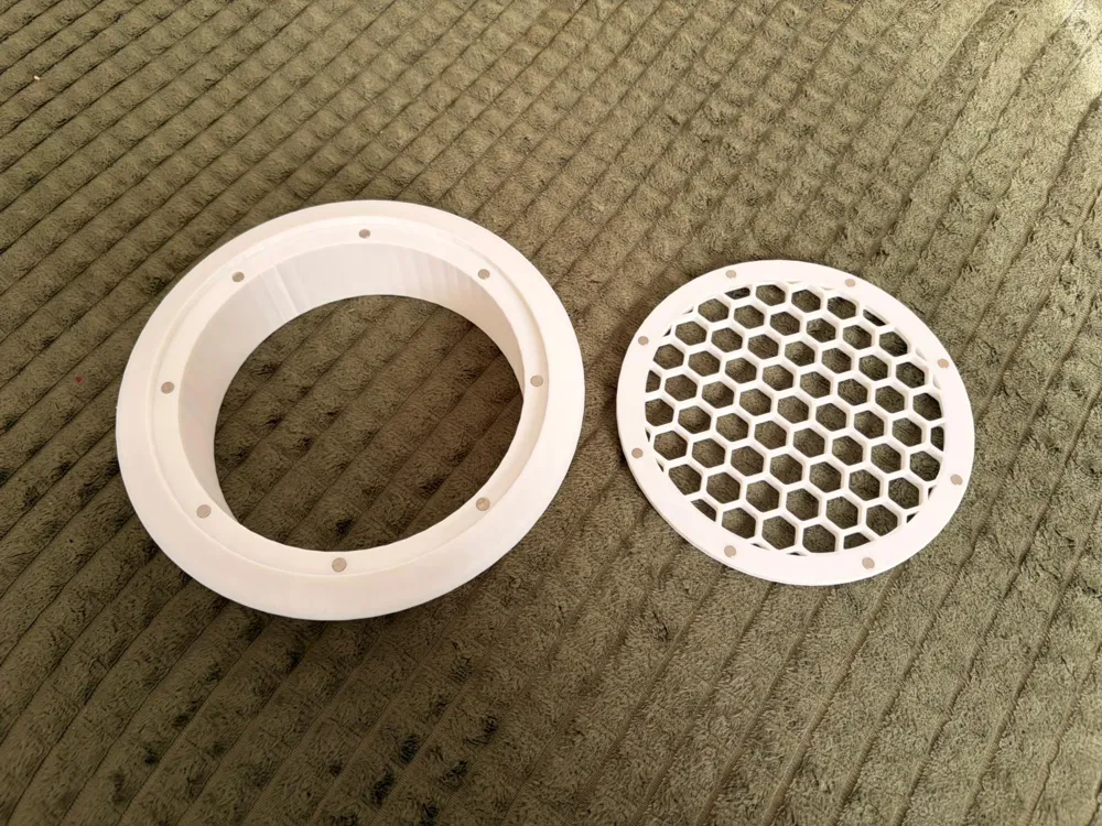 Support grid for dust extraction (Ø160 mm) - Free 3D Print Model ...