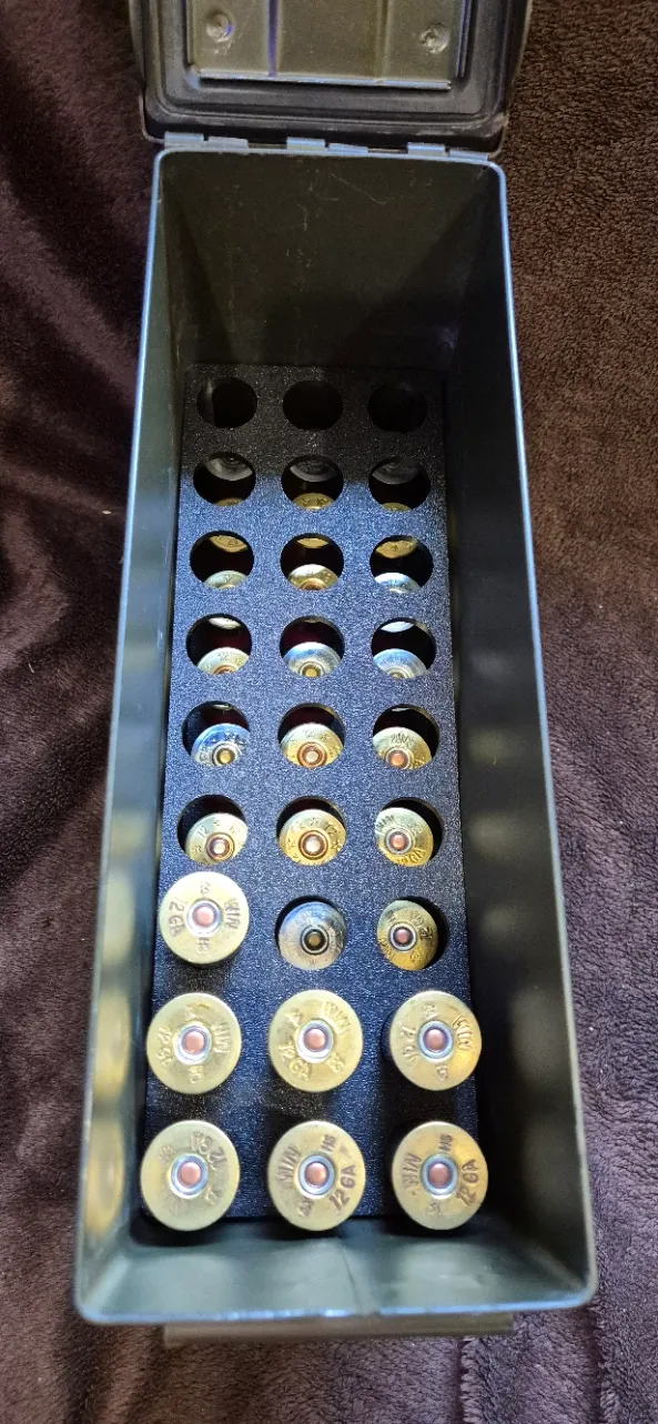 Military Ammo Box Insert for 12GA Shells by monty124 - MakerWorld