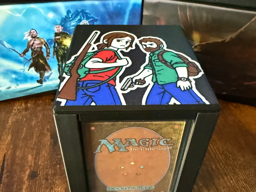 Caja de mazo MTG EDH Partner Commander: The Last of Us - Modelo de ...