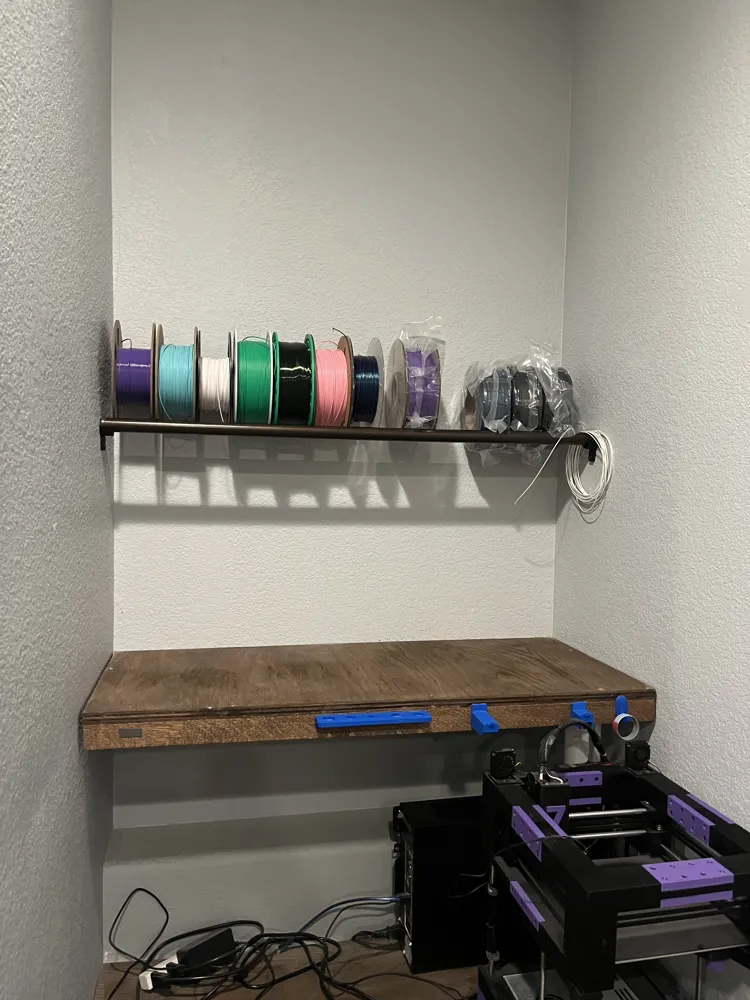 25mm Rod Holder/Filament Spool Rack - Free 3D Print Model - MakerWorld
