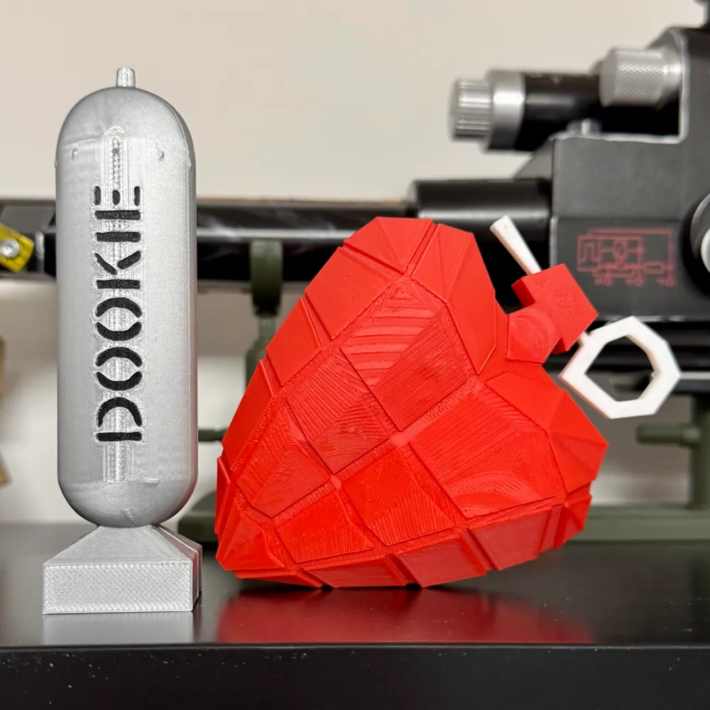 Green Day - Dookie album art bomb / missile by Dave W - MakerWorld