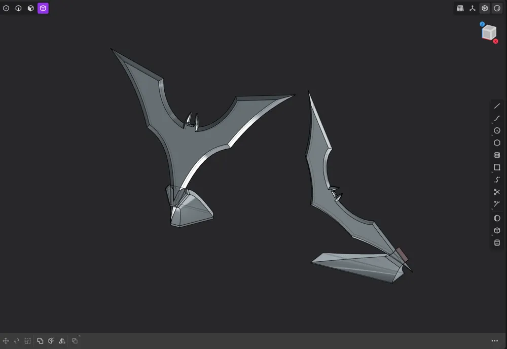 Batman Batarang - Cosplay / Collector Set by Novus Artifex MakerWorld ...