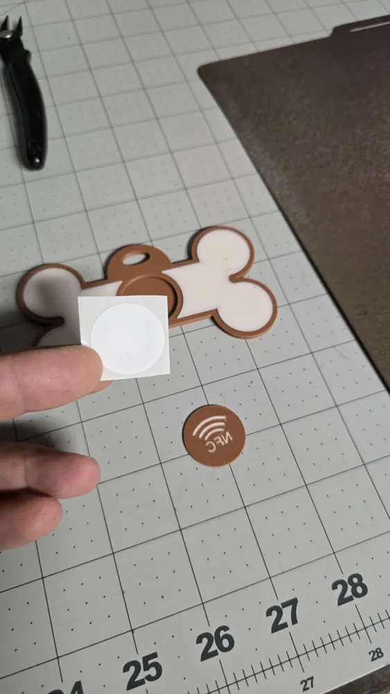 NFC Dog Tag customizable Tutorial by Mythmarco MakerWorld: Download ...