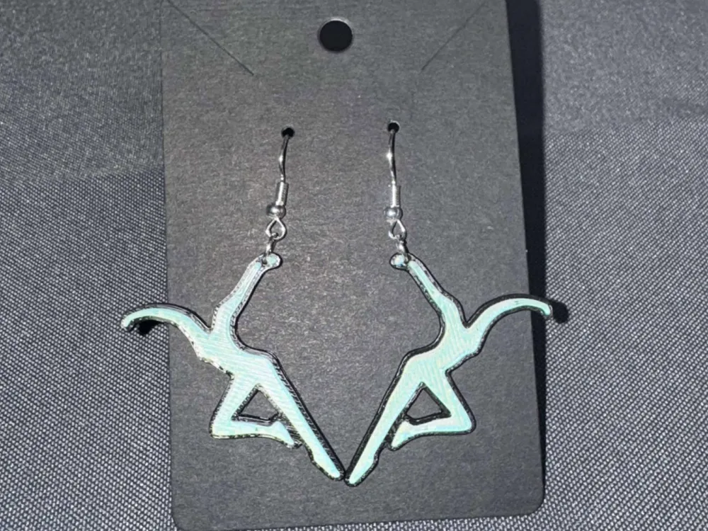 Dave Matthews Band Firedancer Earrings by 937 Laser Creations MakerWorld: Download Free 3D Models