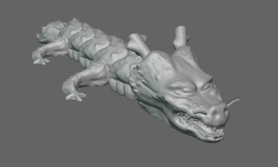 Mini Shenron - Articulated Dragon & Keychain by FlmanCreates MakerWorld ...