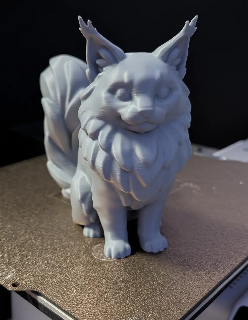 Statue de Maine Coon - Modèle d'Impression 3D Gratuit - MakerWorld